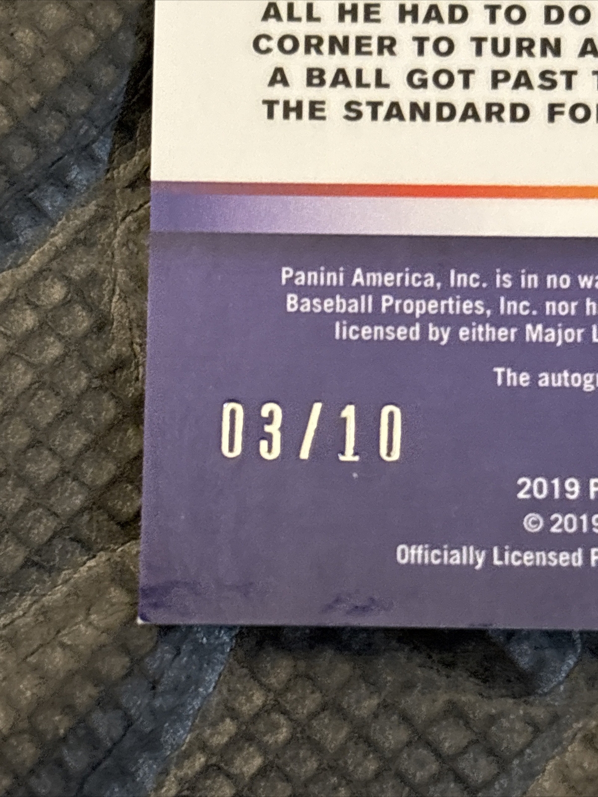 Brooks Robinson MVP Signatures 2019 Panini Optic Donruss carte ...