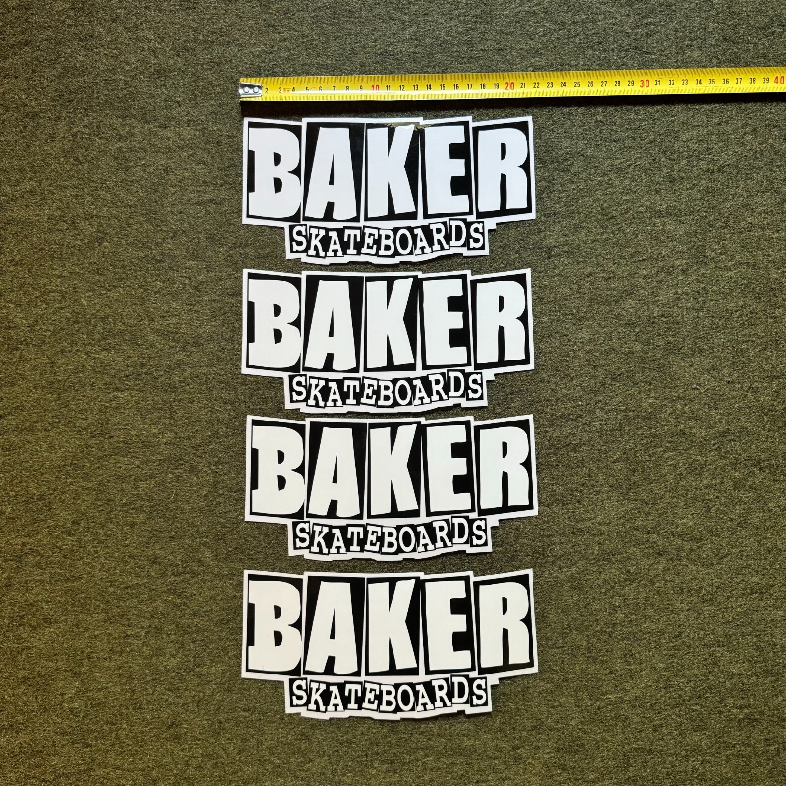 4 X Vintage Baker Skateboards Logo Stickers Pack | eBay