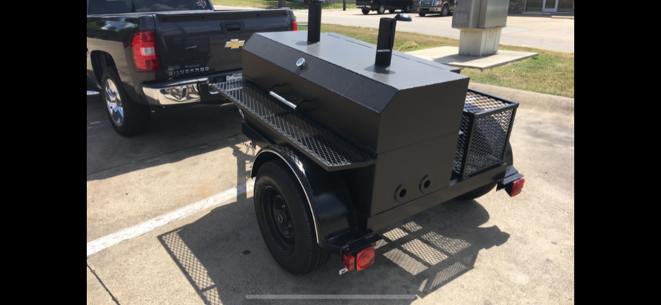 🔥 Heavy-Duty Gas Grill Trailer – READY TO COOK w/Supplies & Equipment ...