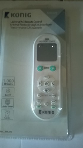 UNIVERSAL AIR CONDITION REMOTE CONTROL KONIG KN-RC-AIRCO3 | eBay