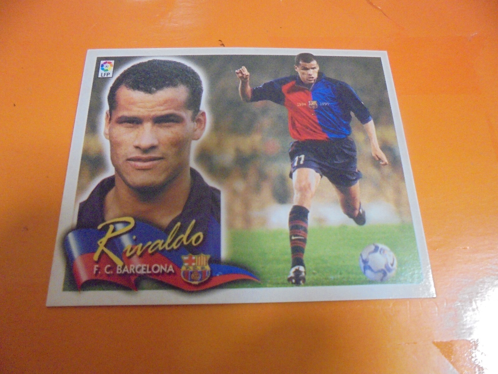 Rivaldo FC Barcelona Liga Este 2000-01 Sticker | eBay