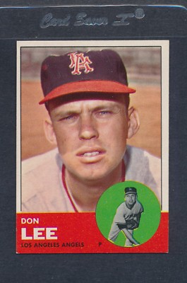 1963 Topps #372 Don Lee Angels NM *3952 | eBay