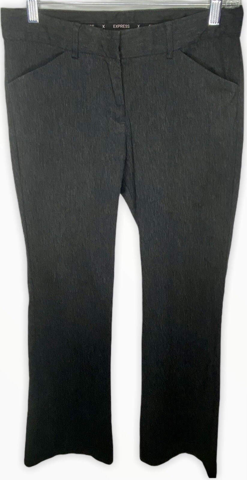 Express Women’s Wide Leg Dress Pants 4R Dark Gray Business Casual | eBay