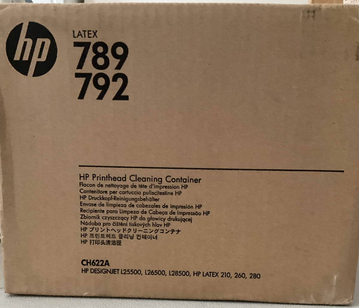 HP CH622A Printhead Cleaning Container 789 792 Designjet L25500 L26500 ...