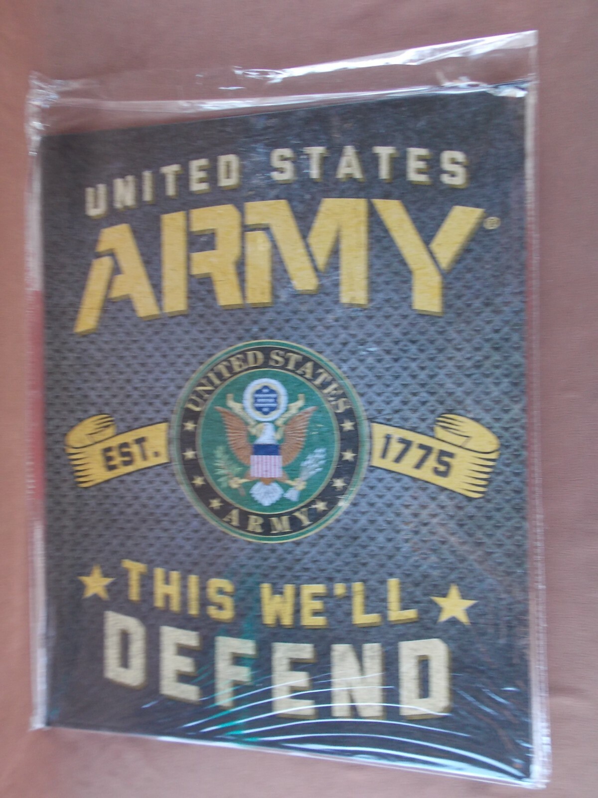 Officially Licensed U.S. ARMY This We'll Defend Metal Sign 16 x 12 1/2 ...