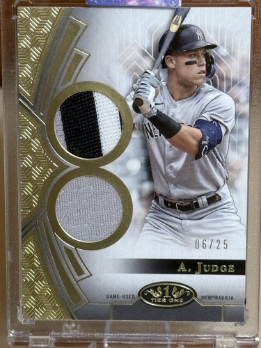 Aaron Judge 2023 Topps Tier One Duel Patch Card 6/25 | eBay