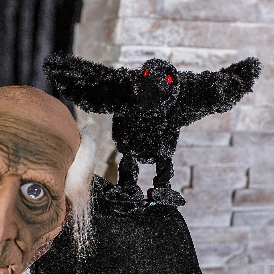 Animated Butler - Butler Decoration with Raven – Halloween Prop with ...