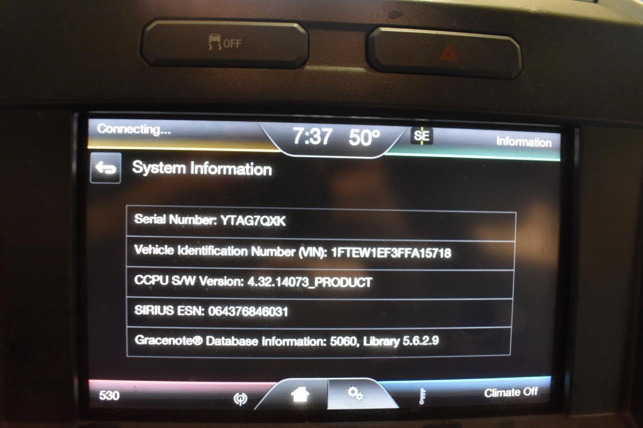 2015 FORD F150 MYTOUCH OEM SYNC RADIO SYSTEM 8" SCREEN & DASH CONTROL ...