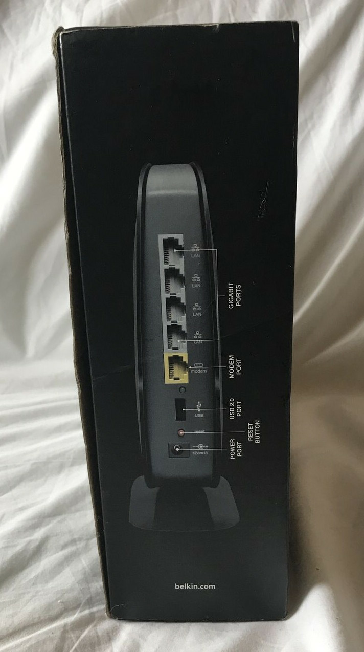 Belkin AC1200 DB Wi-Fi Dual-Band AC+ Gigabit Router F9K1113v4 | eBay