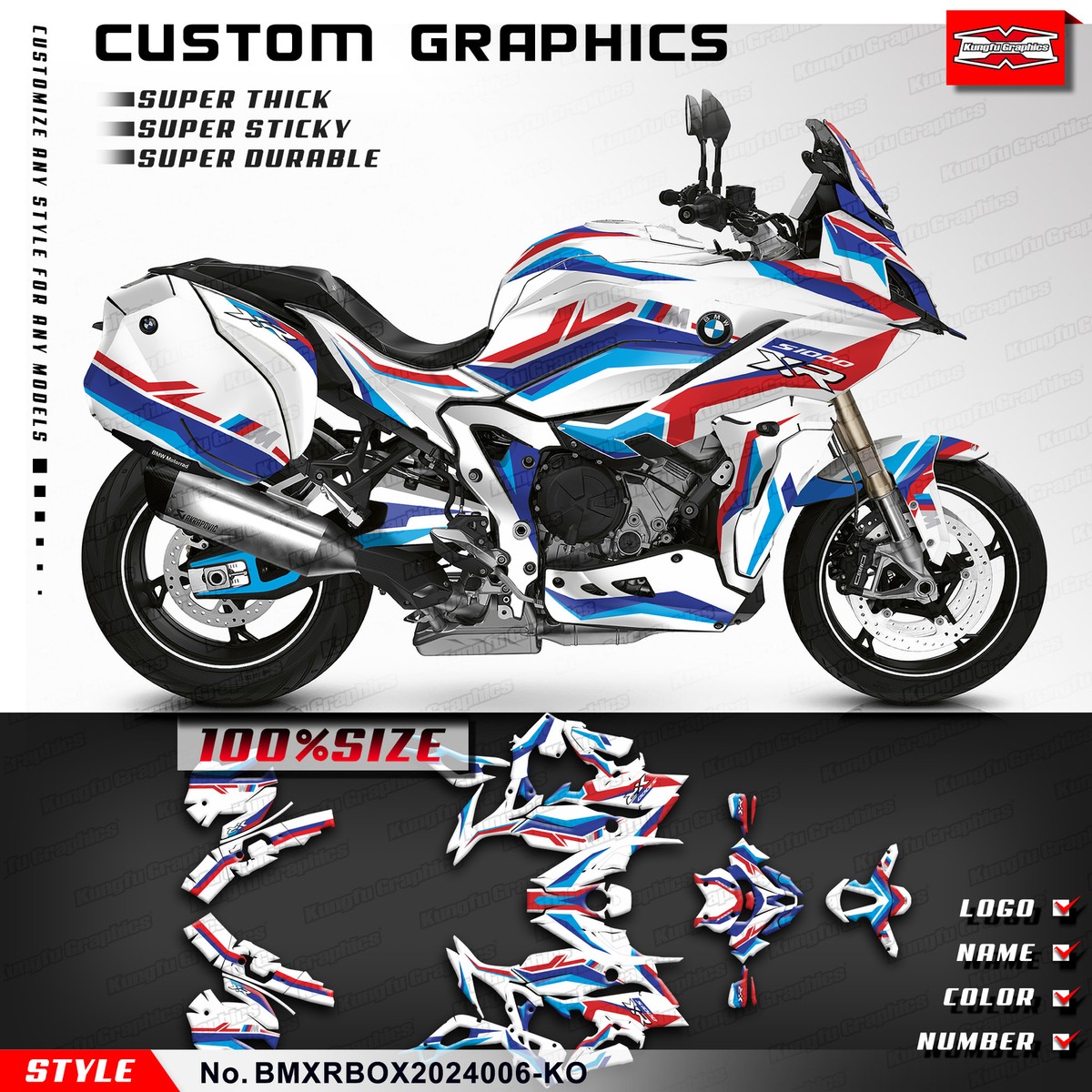 Custom Motorcycle Fairing Decals