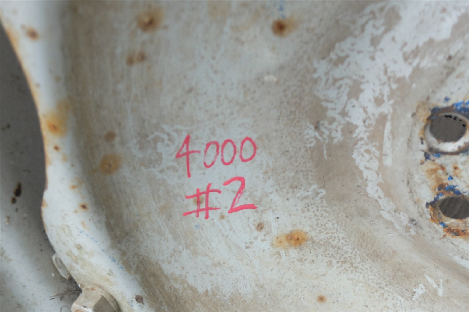 62 - 65 Early Ford 4000 Tractor 801 901 rear back wheel rim and tire | eBay