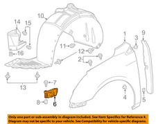 Cadillac GM OEM 17-18 Xt5 Fender-front Panel Bracket Right 23342342 for ...