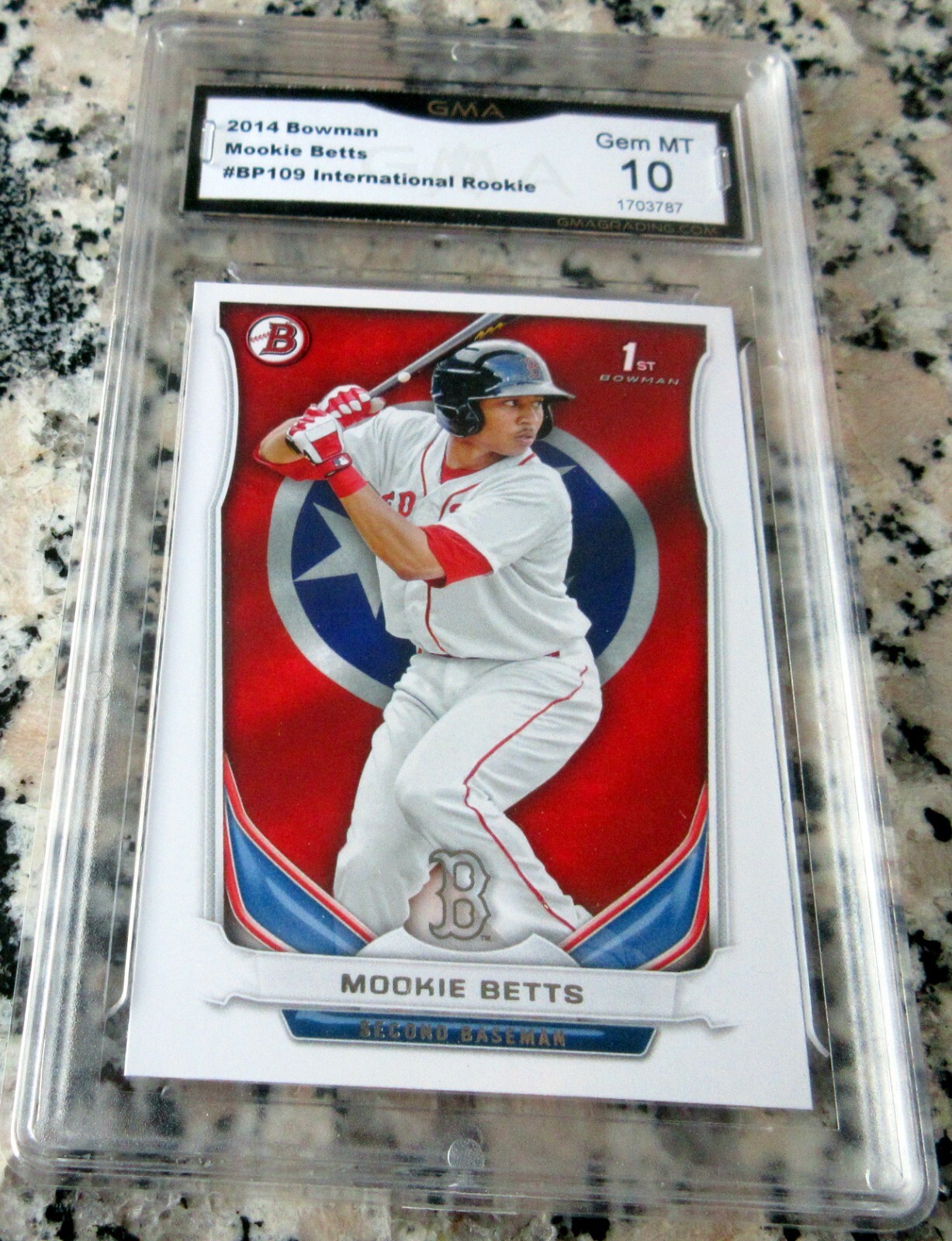 MOOKIE BETTS 2014 Bowman International SP Rookie Card RC GEM MINT 10 ...
