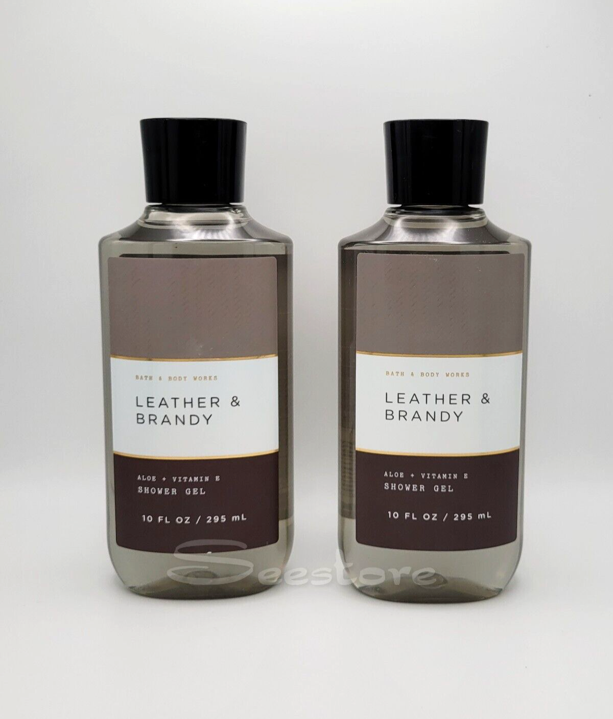 2 Bath & Body Works Leather & Brandy Men's 3 in 1 Face Hair & Body Wash ...