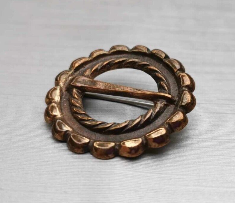 Kalevala Koru brooch Finland bronze pin vintage Nordic Finnish design ...