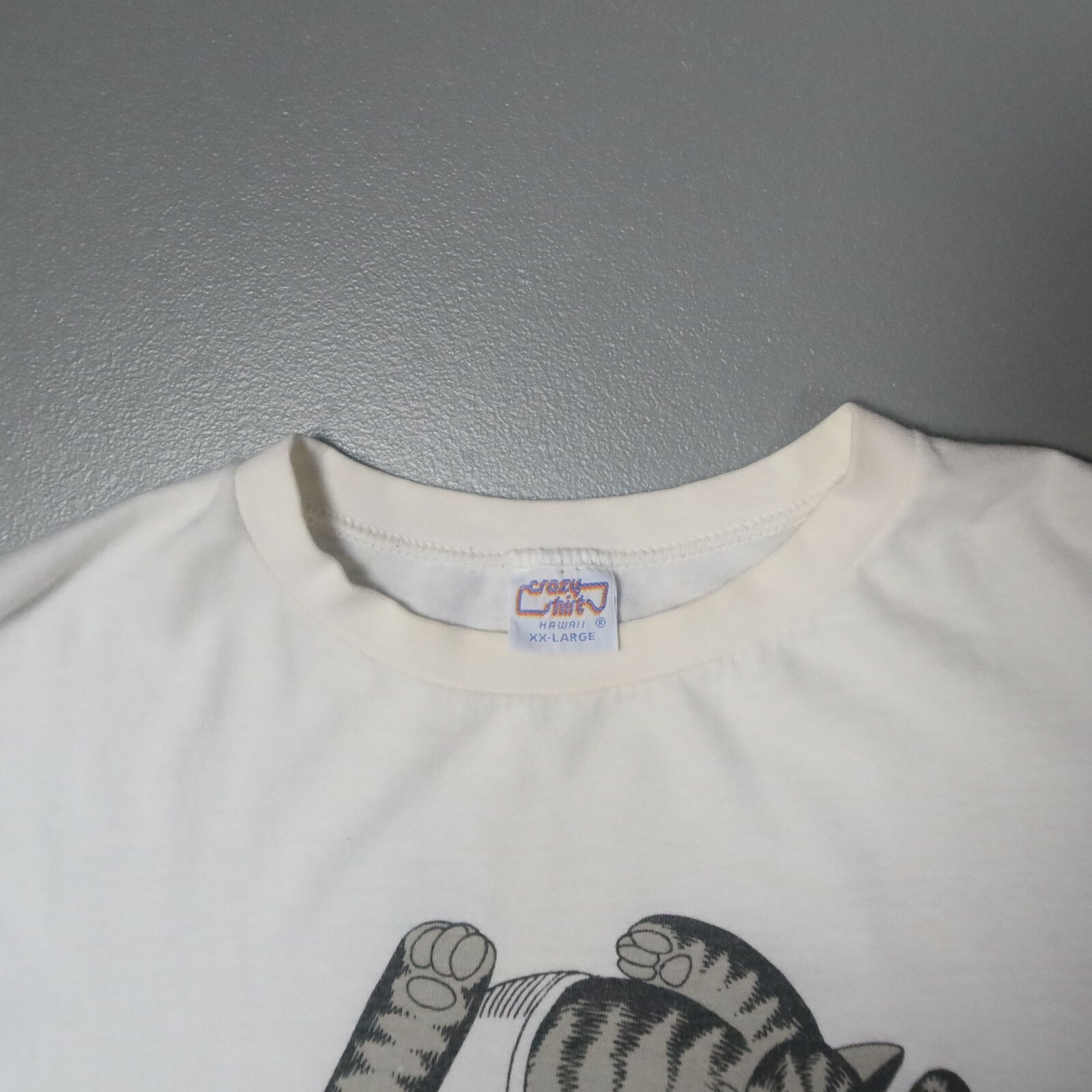 Vintage B Kliban Sumo Hawaii Cat Tshirt Size XXL Craz… - Gem
