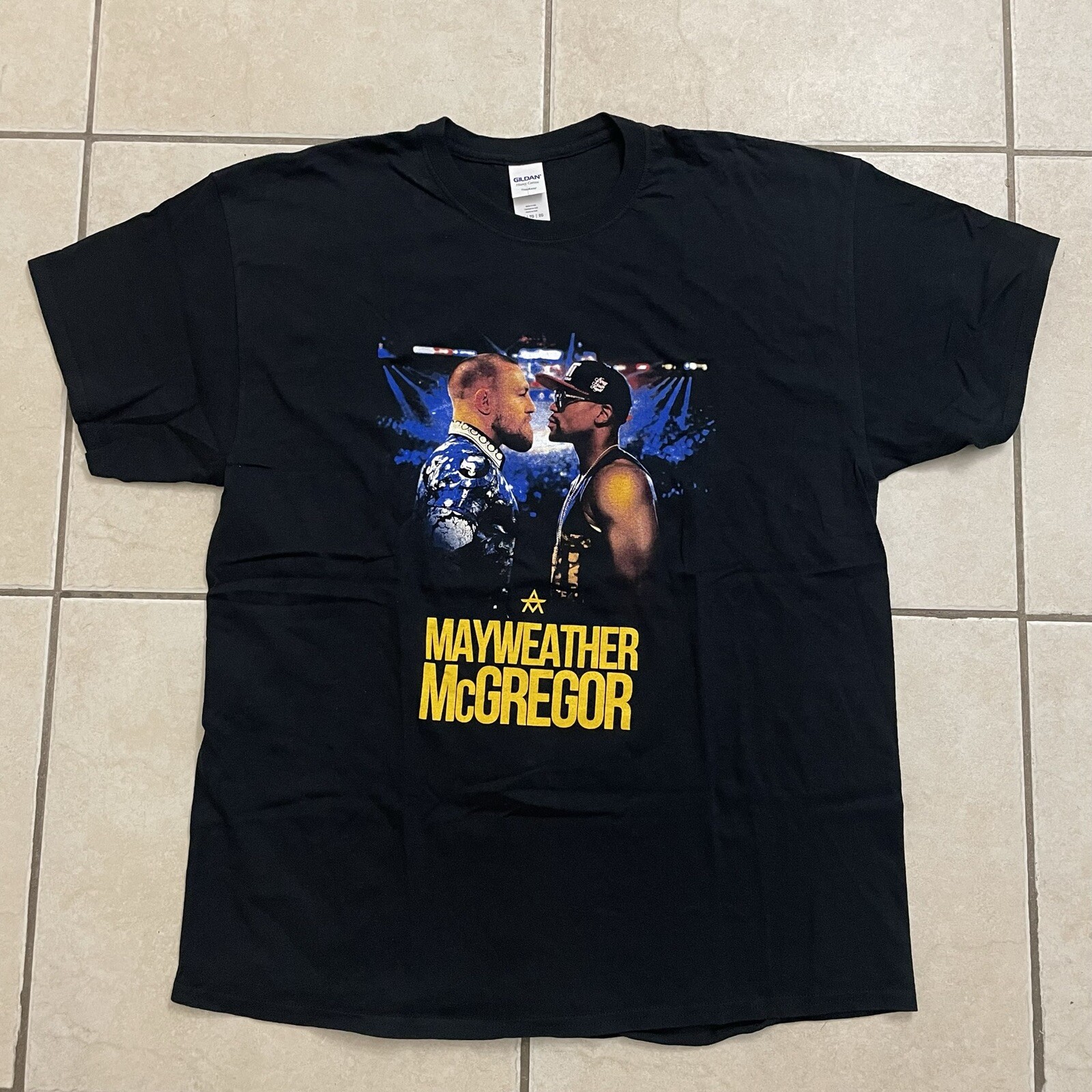 Floyd Mayweather VS Connor Mcgregor T-shirt Size XL - Gem