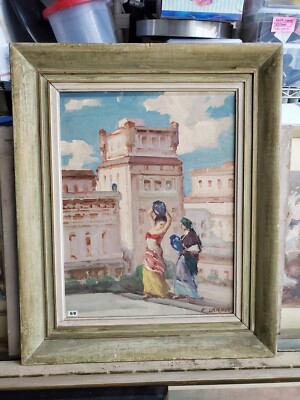 EMILIO LANZI OIL PAINTING IMPRESSIONISM LISTED CALIFORNIA ARTIST "IN ...