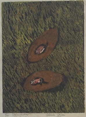 Grabado Print Gloria Grau Almendras Almonds Numbered 4/15 Puerto Rico ...