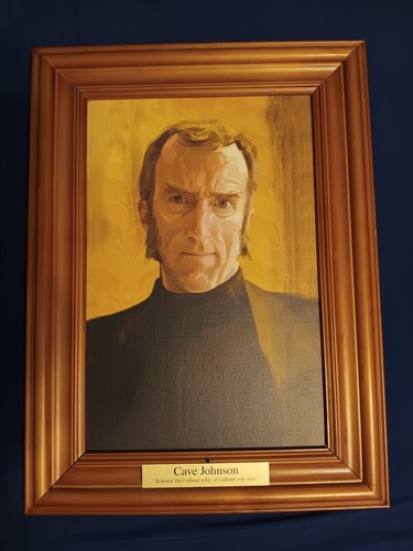 Portal 2 Framed Cave Johnson Talking Portrait-Super RARE, Tested ...