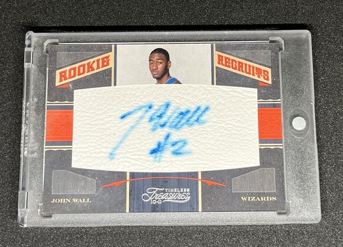 2010-11 Timeless Treasures - Rookie Recruits John Wall #101 /299 (AU ...