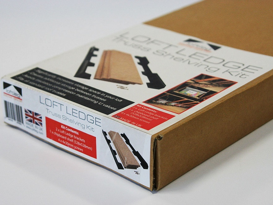 Loft Ledge Truss Shelf Kit With Boards Perfect For Attic Storage | eBay UK