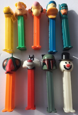 Vintage PEZ Dispensers LOT OF 9 Yugoslavia Batman, Donald Duck, Tigger ...