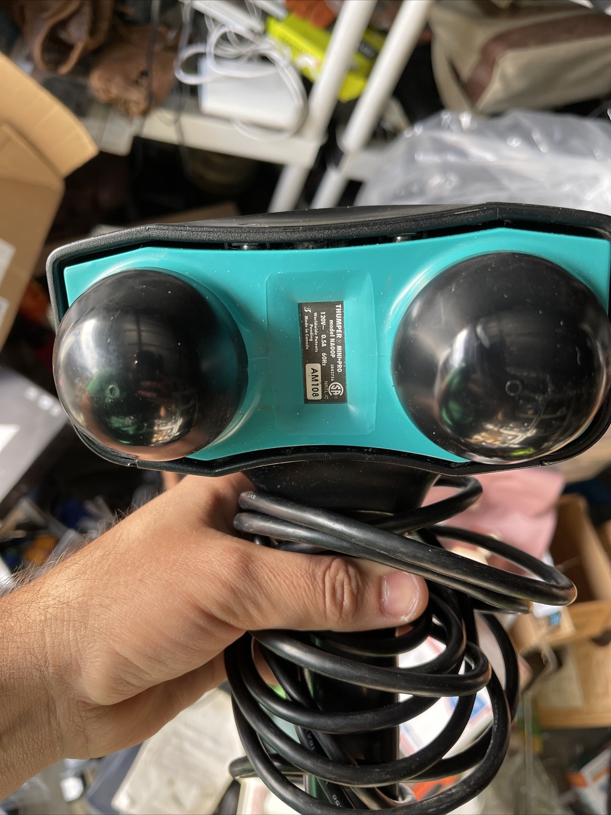 Thumper Mini Pro Portable Percussion Massager Works Good Cord Has Some ...