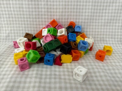 Unifix Blocks Set Learning Math Counting Manipulatives - See Photos ...
