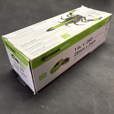 Stinger 0136260 Collated Roofing Nail PAC 1”. X .083 Cov. 25 Squares ...