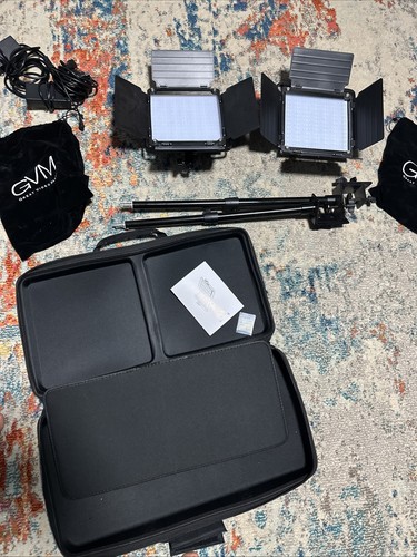 GVM 800D RGB GVM 2 Pack LED Video Lighting Kits with Desk Mount ...