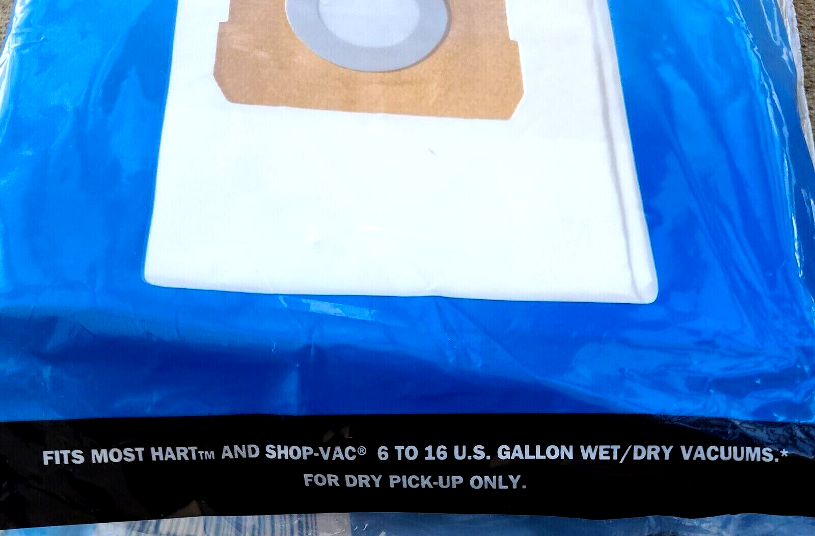 Brand New HART 6-16 Gallon Standard Vacuum Dry Dust Bags for Shop-Vac ...