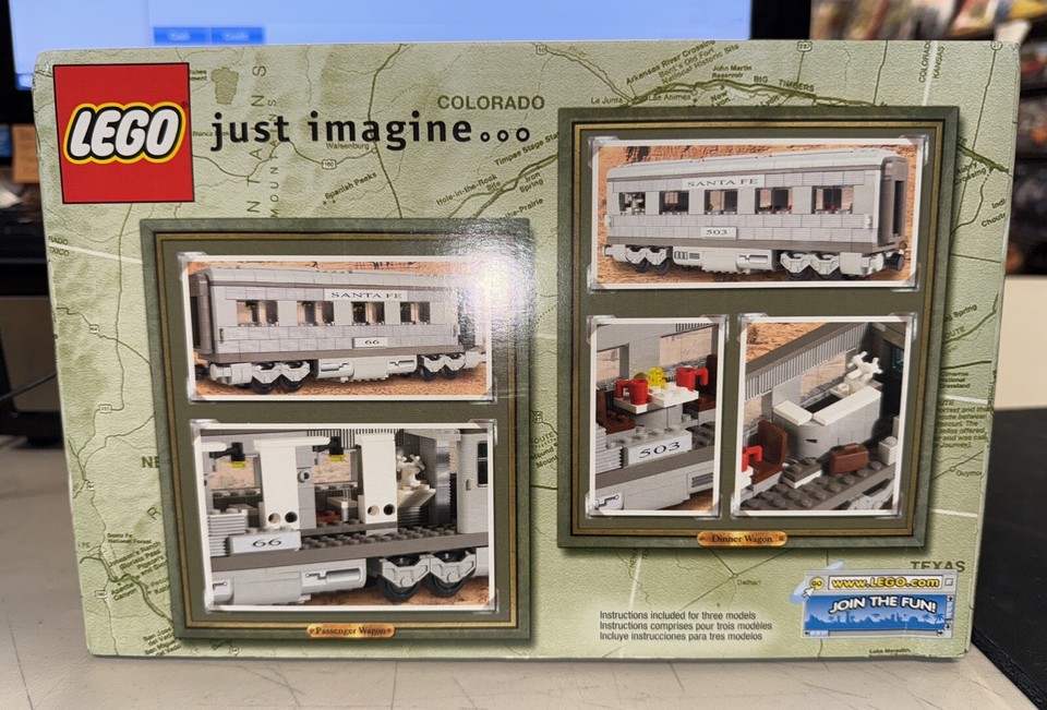 LEGO Trains: Santa Fe Cars-Set II (10022) 673419019729| eBay