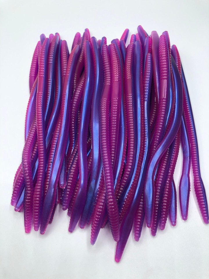 Zoom Trick Worm Style Straight Tail Floating Worm Bass Fishing Lure ...