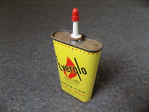 Vintage Lighter Fluid Can Everglo Cincinnati 3 oz | eBay