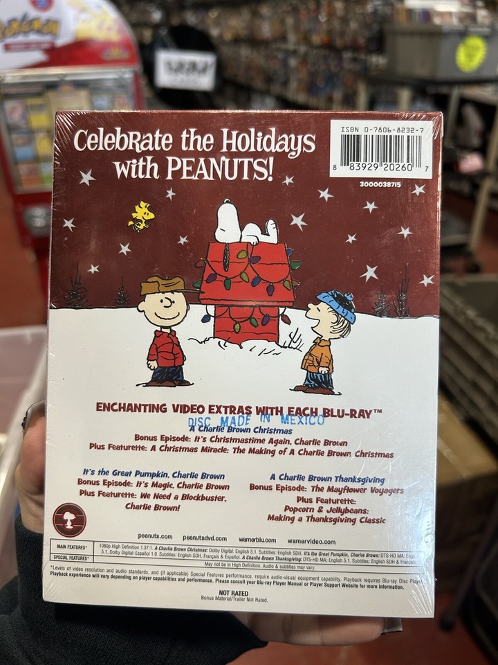 Peanuts Holiday Collection Blu Ray Dvd 883929202607 | eBay