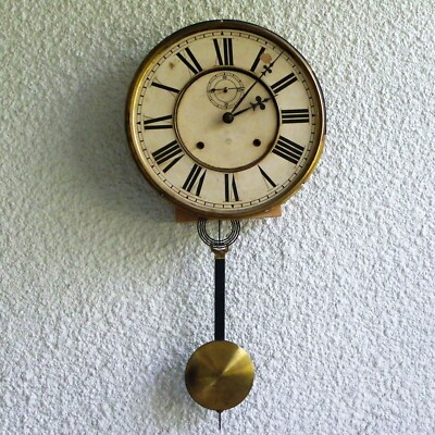 ANTIQUE ANSONIA LARGE REGULATOR A LONG DROP CLOCK MOVEMENT W/SECONDS ...