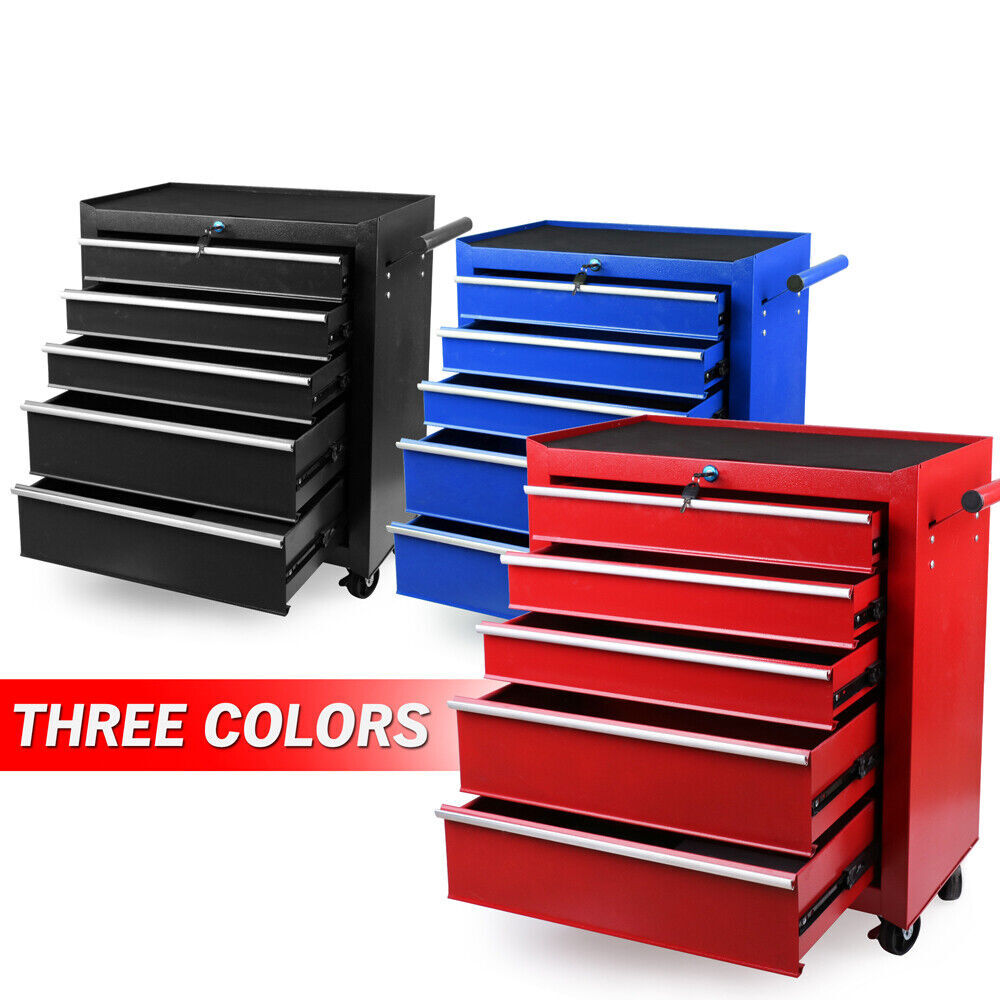 5-17 Drawers Tool Box Chest Cabinet Trolley Toolbox Garage Storage ...