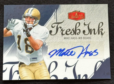 MIKE HASS 2006 Flair Showcase Fresh Ink Rookie Card RC AUTO #FI-MH | eBay