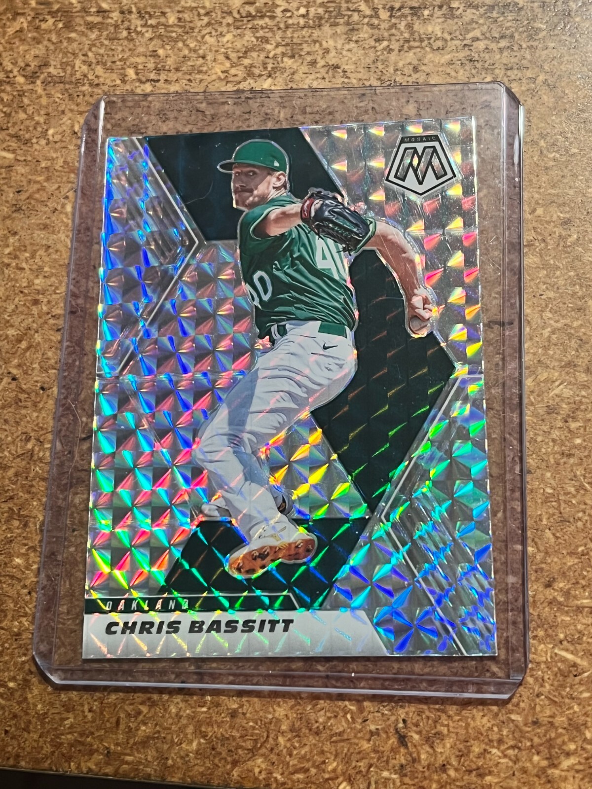 2021 Panini Mosaic Baseball Silver Mosaic Prizm # 95 Chris Bassitt | eBay
