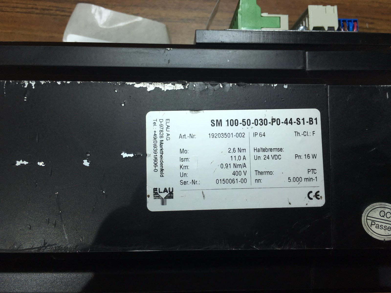 ELAU SM-100-50-030-P0-44-S1-B1 Servo Motor | eBay