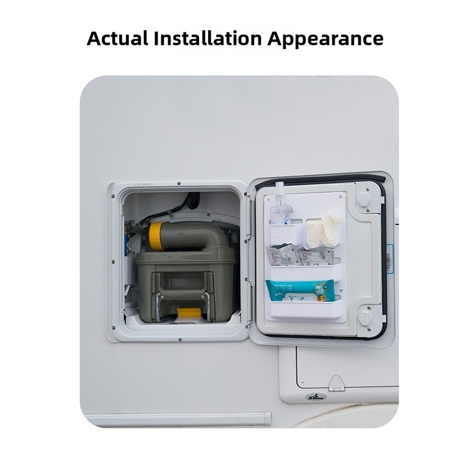 Multi Layer RV Toilet Storage Box for Waste Tank Compact Wall Mount For ...