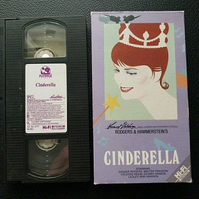 Rodgers Hammersteins Cinderella (VHS) Ginger Rogers Walter Pidgeon 1987 ...