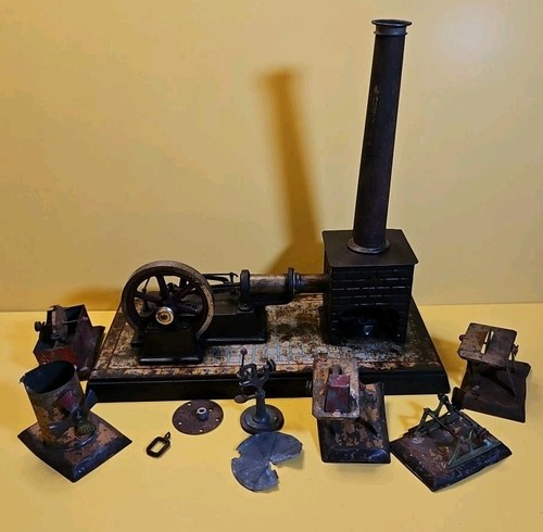 UNTESTED~Antique VINTAGE Early Toy Steam Engine Germany German With ...