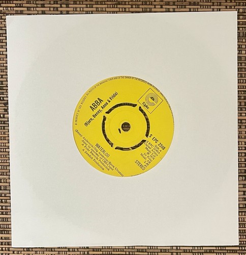 ABBA “Waterloo” Vinyl Single 7” RPM45 Super Condition Classic 1974💥SALE ...