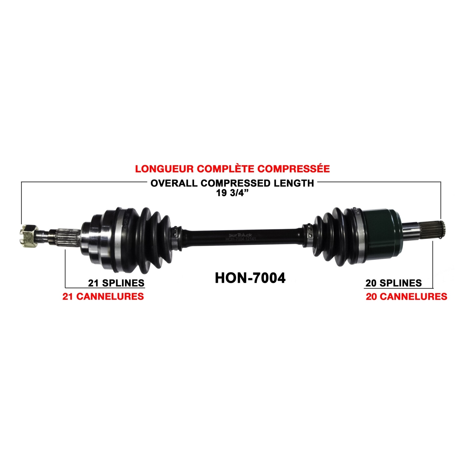 TrakMotive Complete Axle Fits Honda OEM# 42250-HN2-003 | eBay