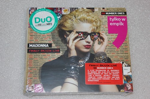 Madonna - Finally Enough Love: 50 Number Ones 3CD Polish stickers ...
