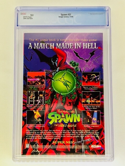 Spawn #37 Image 1995 McFarlane 1st app. Freak CGC 9.4 White Pages Comic ...