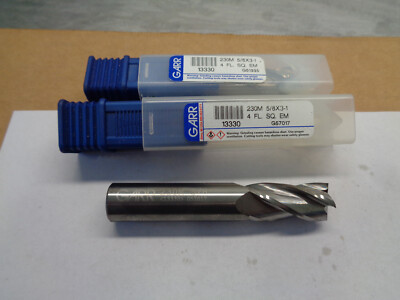 End Mills - Garr Carbide End Mill