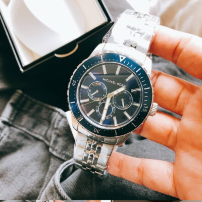 Michael Kors Men's Cunningham Multifunction Stainless Steel Watch ...